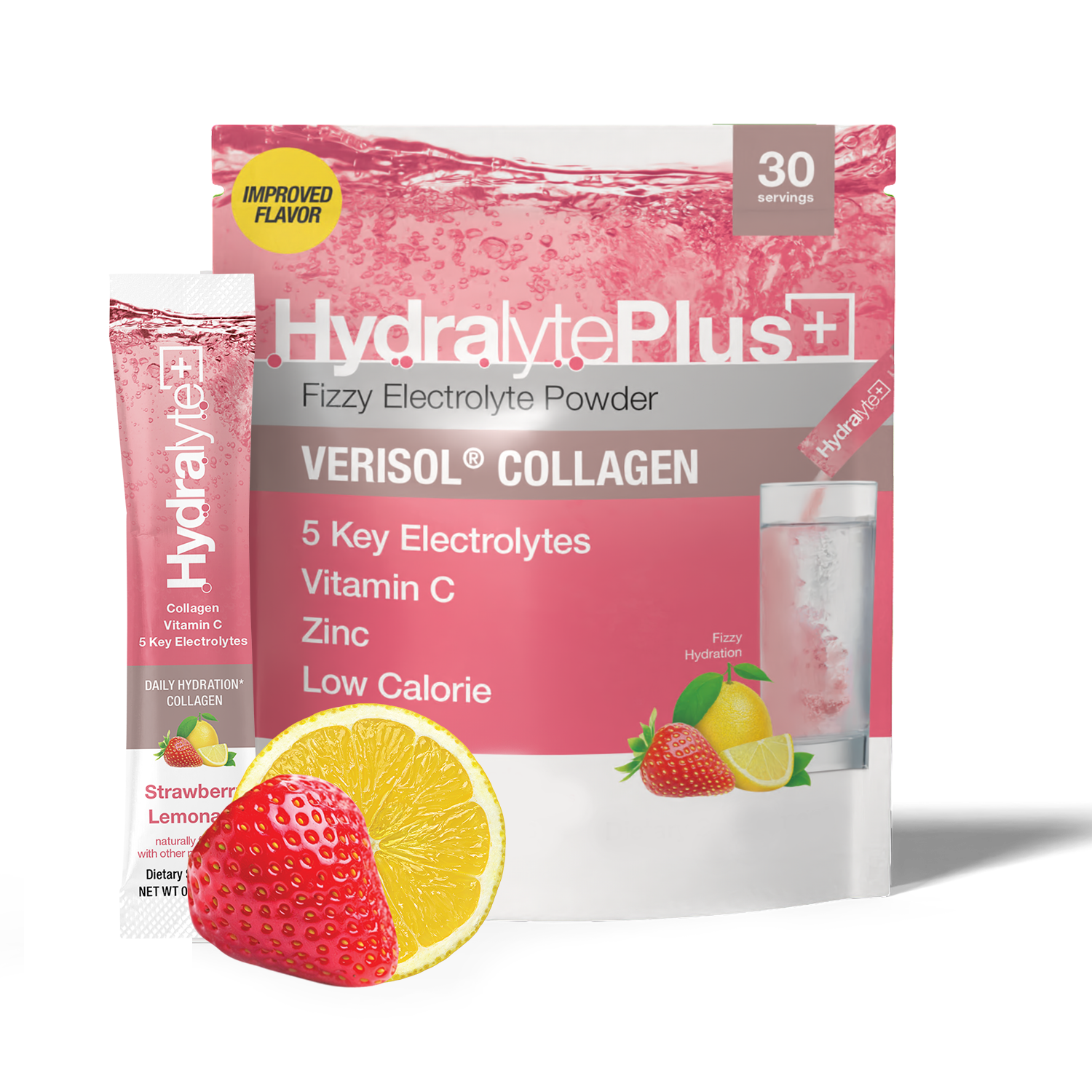 Plus Collagen Boost - Lightly Sparkling (8 oz) – Hydralyte