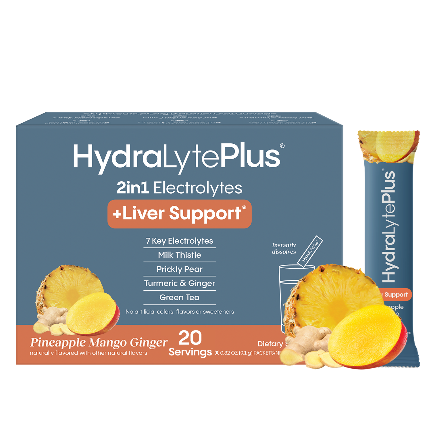 Plus Liver Support - Lightly Sparkling (8 oz) – Hydralyte